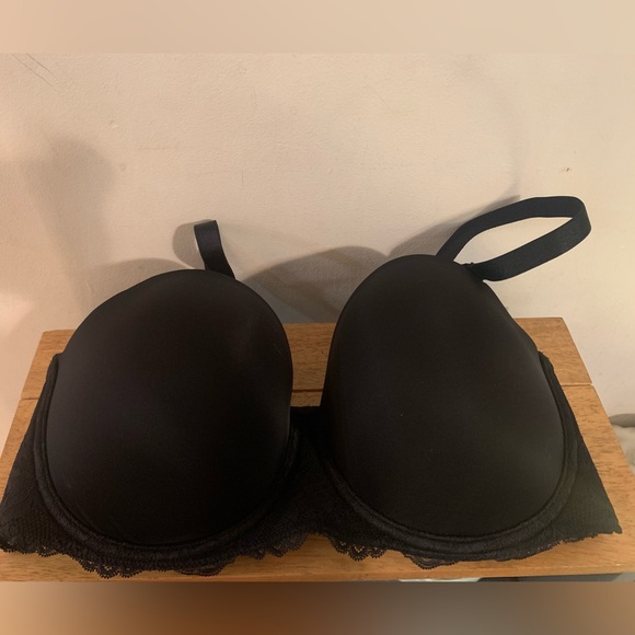 torrid | Intimates & Sleepwear | Torrid 4ddd Strapless Black With Lace ...